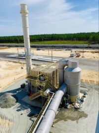 Wet Scrubber Removing Gas Stream Contaminants